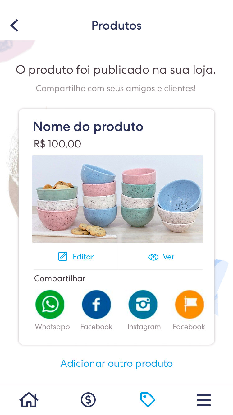 Sua loja online em um aplicativo para celular