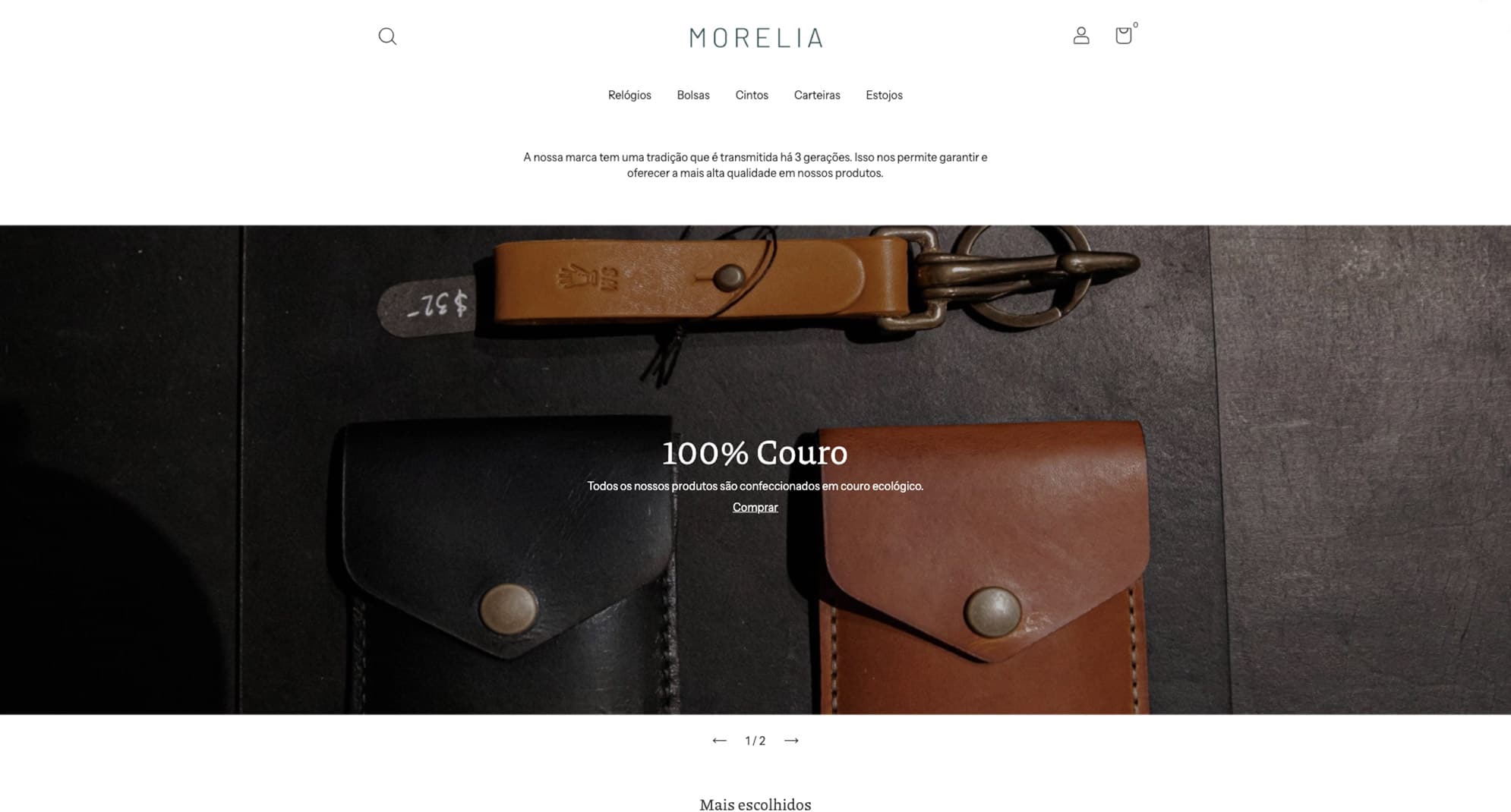 Loja de Temas Nuvem | Modelos de site prontos | Morelia