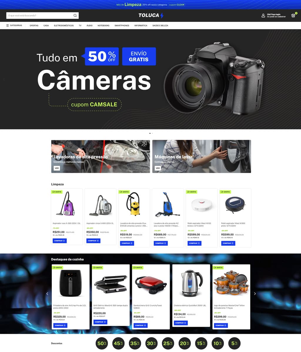 Loja de Temas Nuvem | Modelos de site prontos