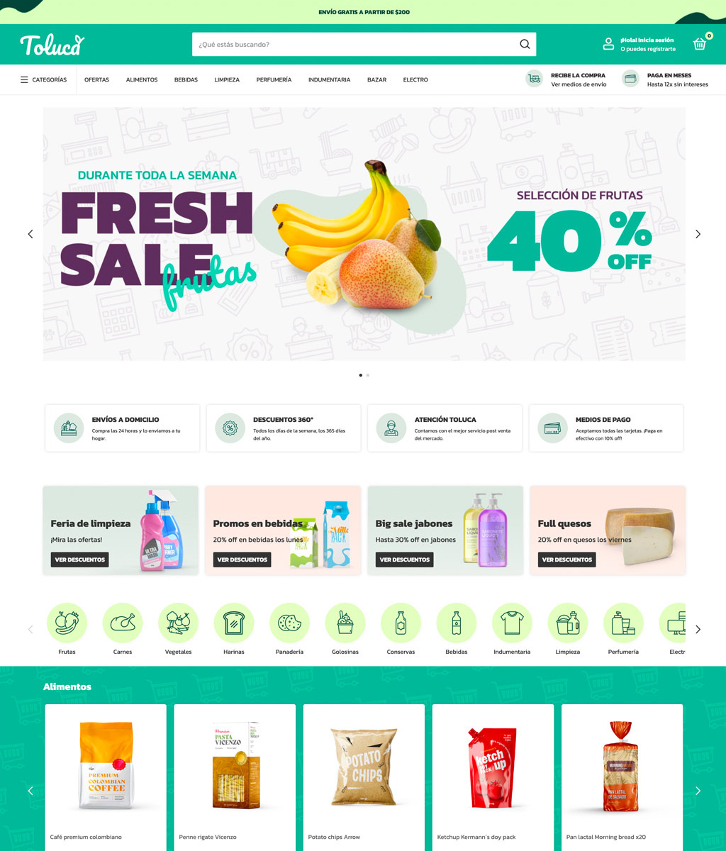 Plantillas de E-commerce: Tienda de Diseños Nube.