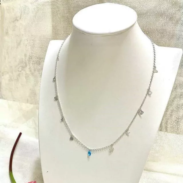 Colar c/ Pingentes Praianos - Prata 925