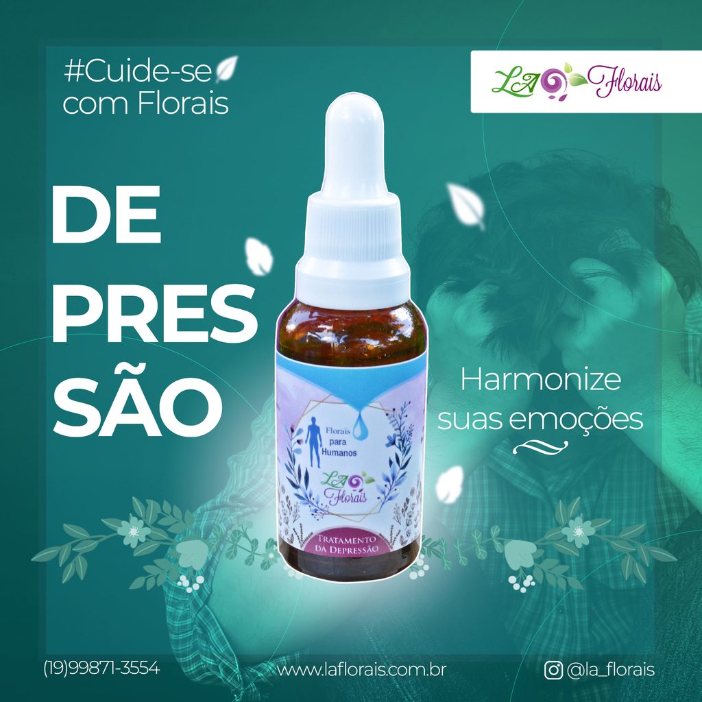 Floral Em Gotas - Depressão 30ml - LA Florais