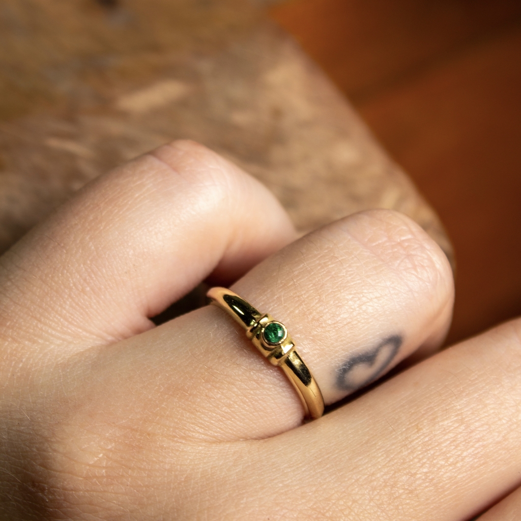 Anel Esmeralda Princess - Comprar em Ecle Atelier