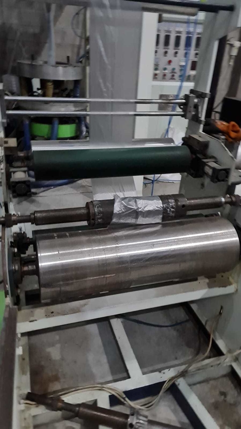 Extrusora Chinesa 45mm Usada Balão Largura 600mm Pead Pebd E Linear