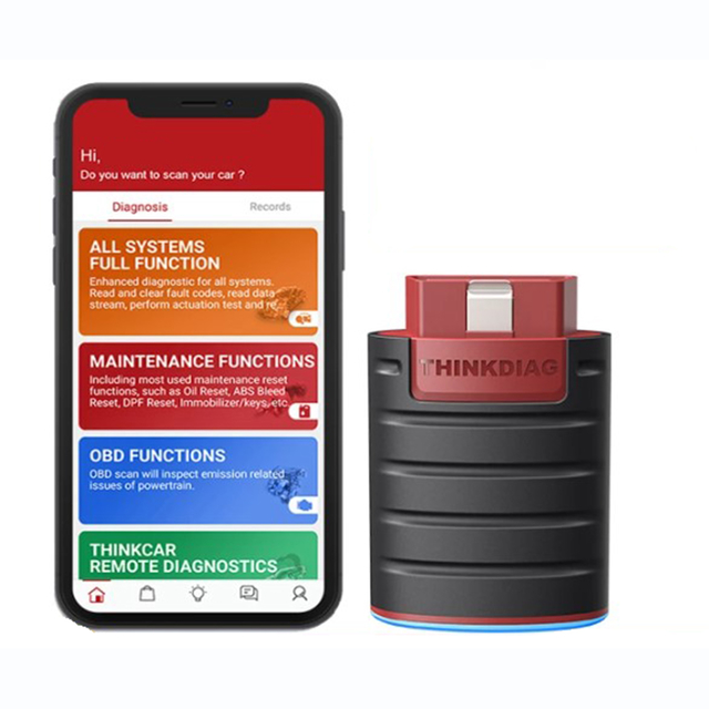 Scanner ThinkDiag Software Original 2022 Actualizable Online Android IOS