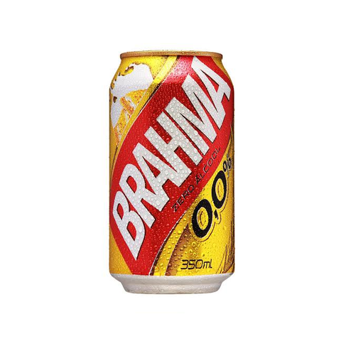 Cerveja Brahma Zero Álcool 0,0% Lata 350ml
