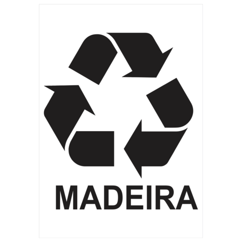 Adesivo reciclável - Madeira