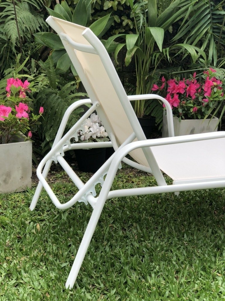 Reposera Hazel Estructura De Acero