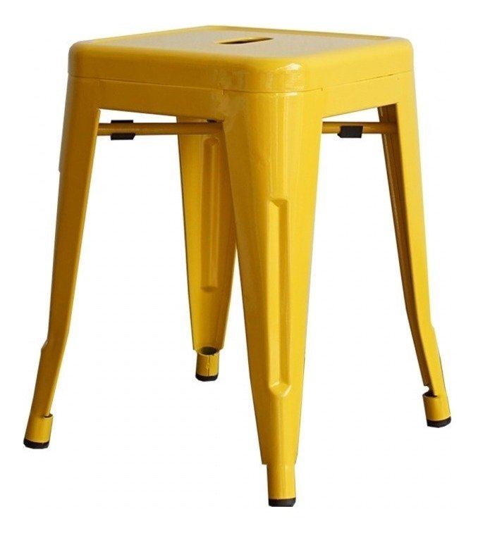 Banquito Tolix Metal Colores - Veró Amoblamientos