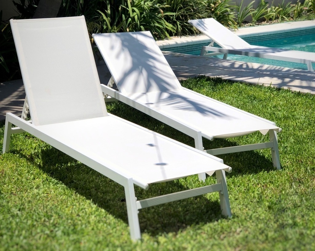 Reposera Krabi Estructura De Aluminio