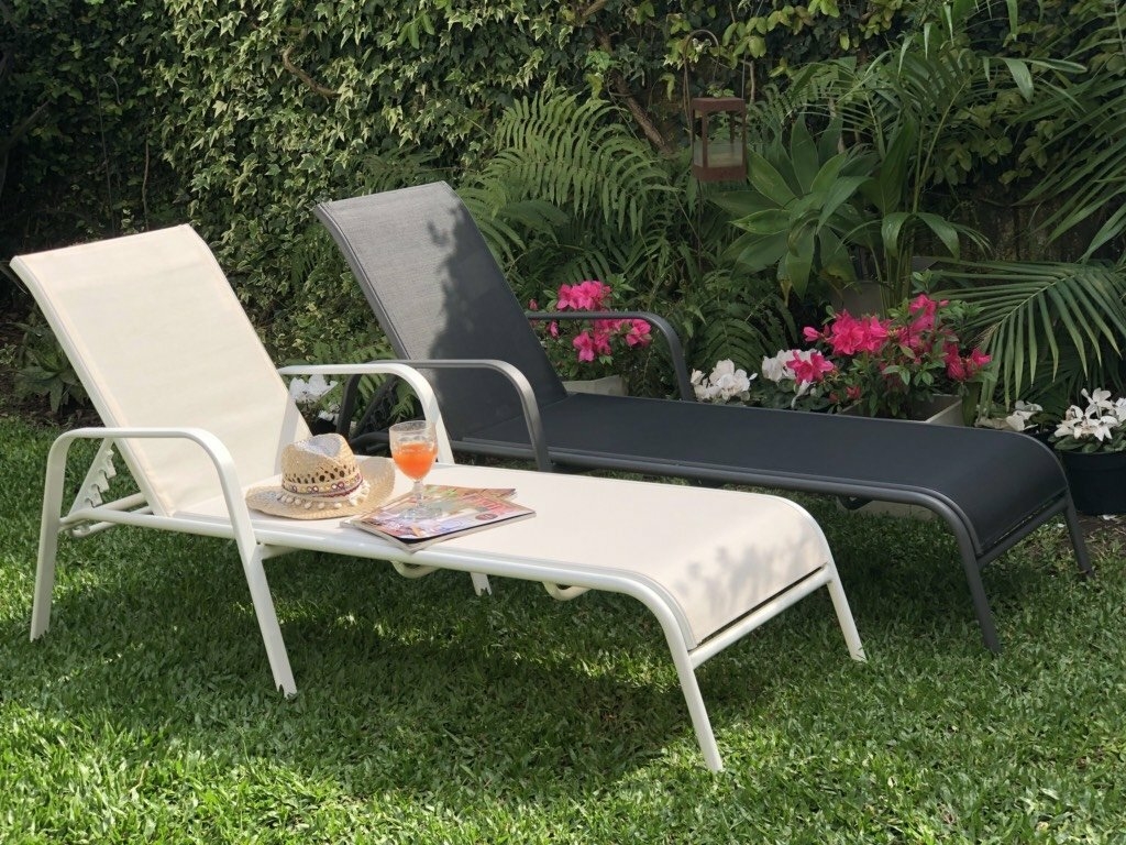 Reposera Hazel Estructura De Acero