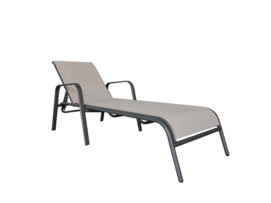 Reposera Hazel Estructura De Acero