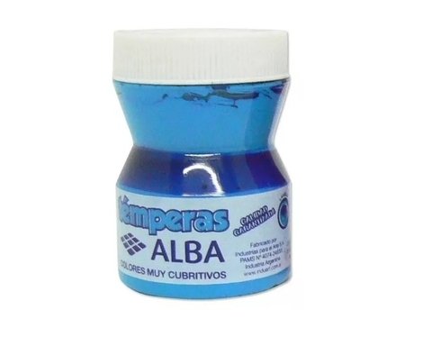 Témperas Alba Tradicional colores Cromáticos x 200 cc.