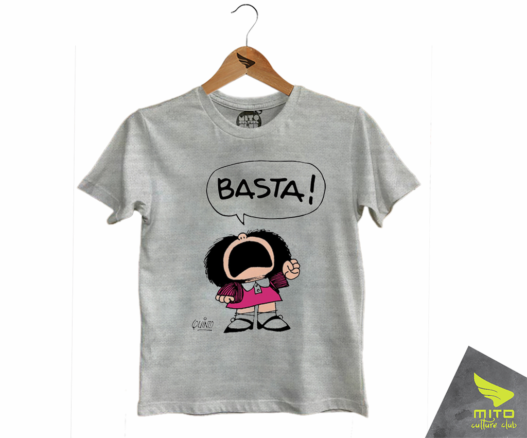 Camiseta infantil mafalda Basta.
