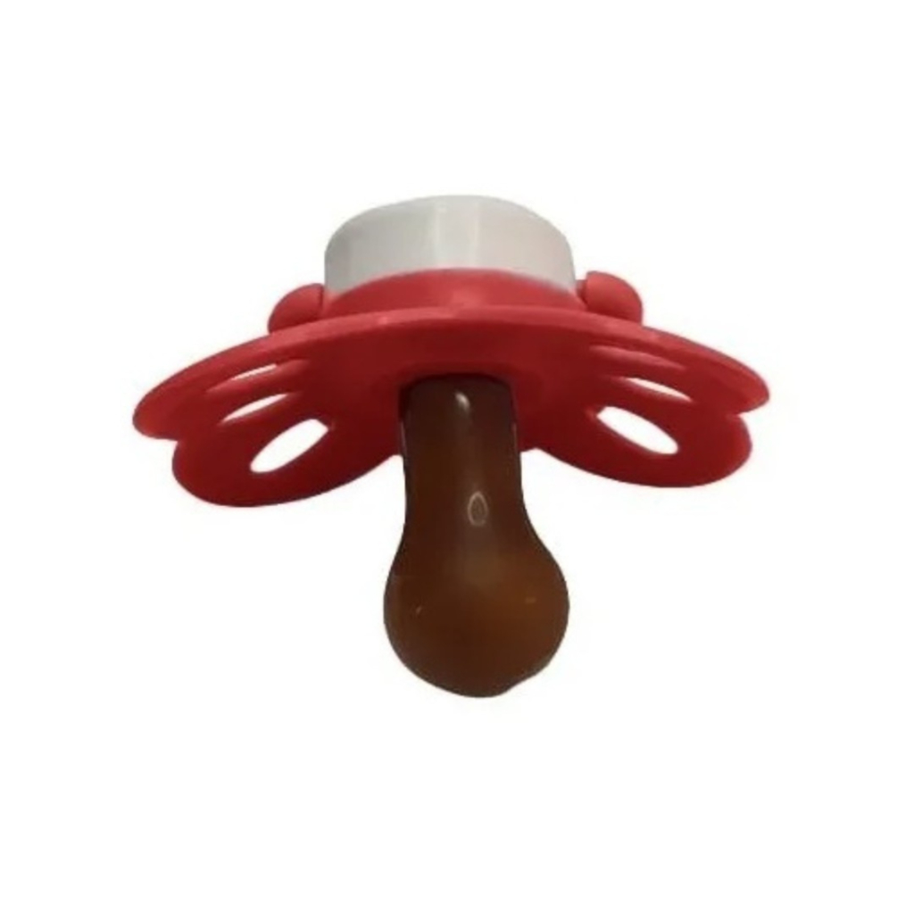 Kit Chupeta Bico Redondo Látex 0% BPA Livre de Bisfenol A Bico Amarelo ...