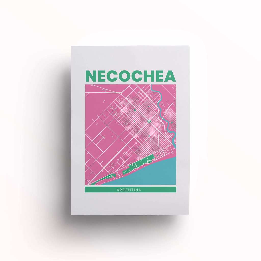 Lámina Mediana, Necochea Argentina - Maplanos