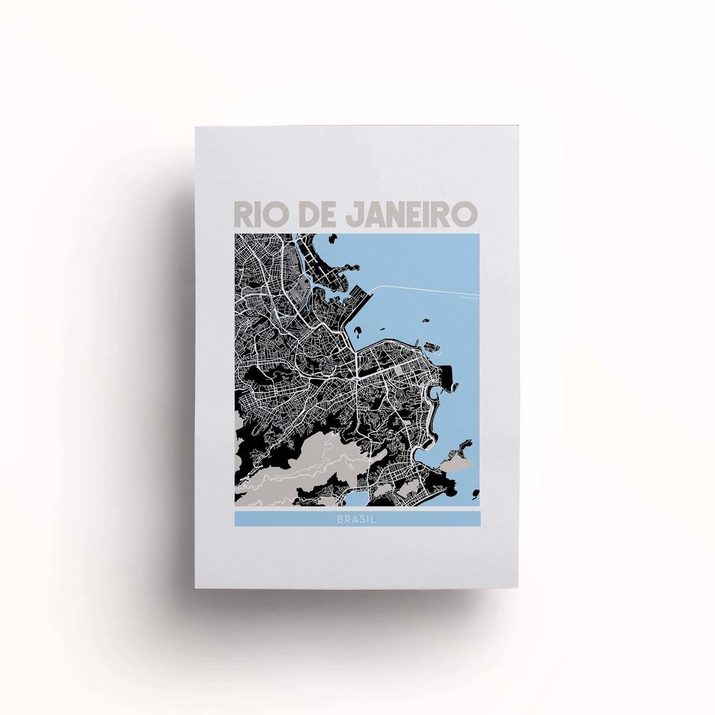 Lamina mediana, Rio de Janeiro, Brasil - Maplanos