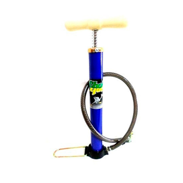 Inflador De Pie Choique Chapa Con Pinza Corto