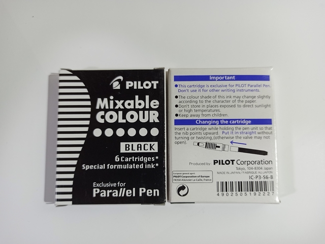 Tinta Cartucho Pilot Parallel Pen - Zoco Máktaba