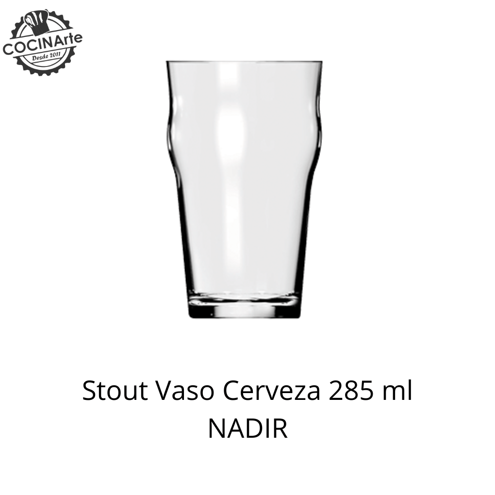 Vaso Cerveza Stout 285 ml Nadir