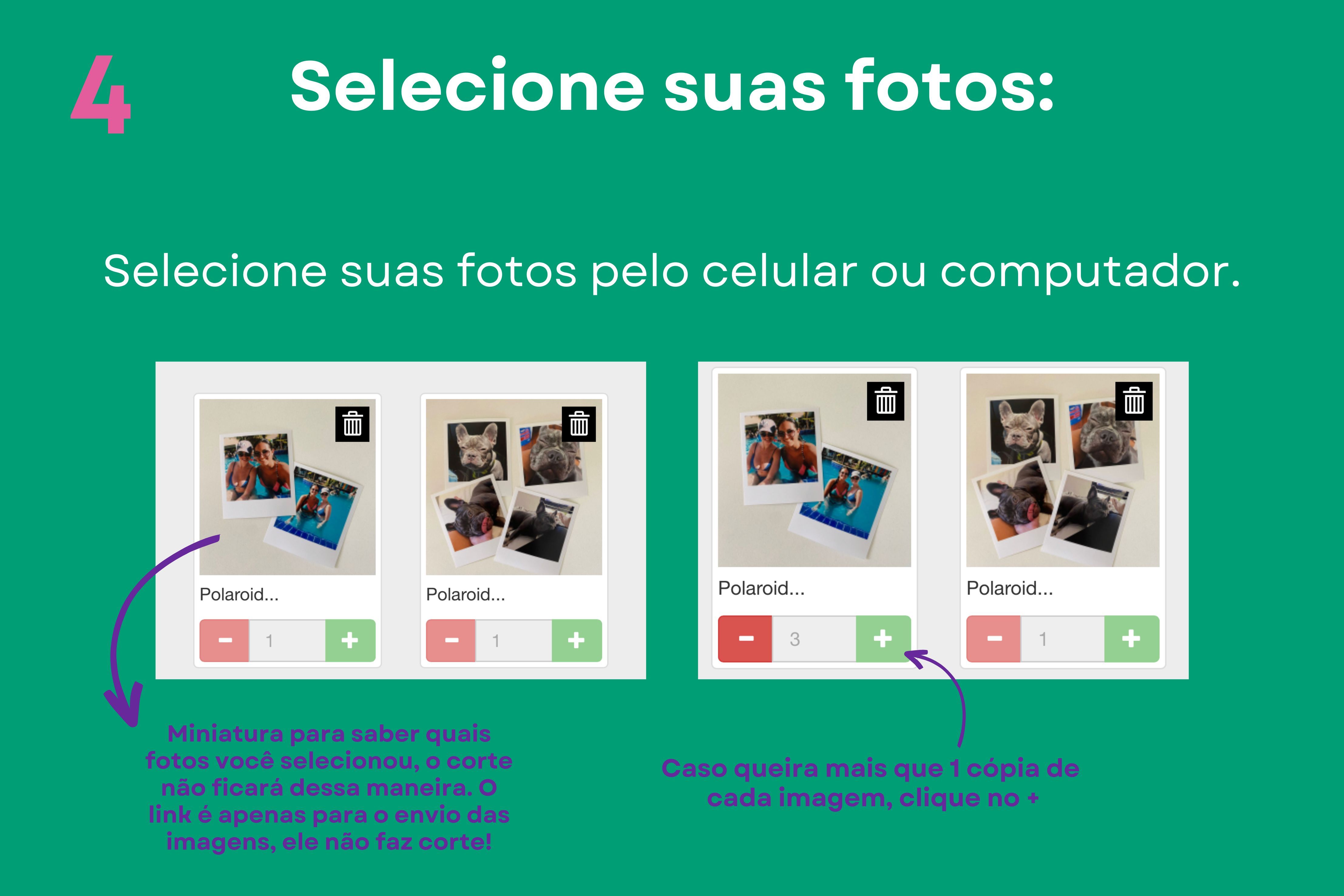 Envio das Fotos