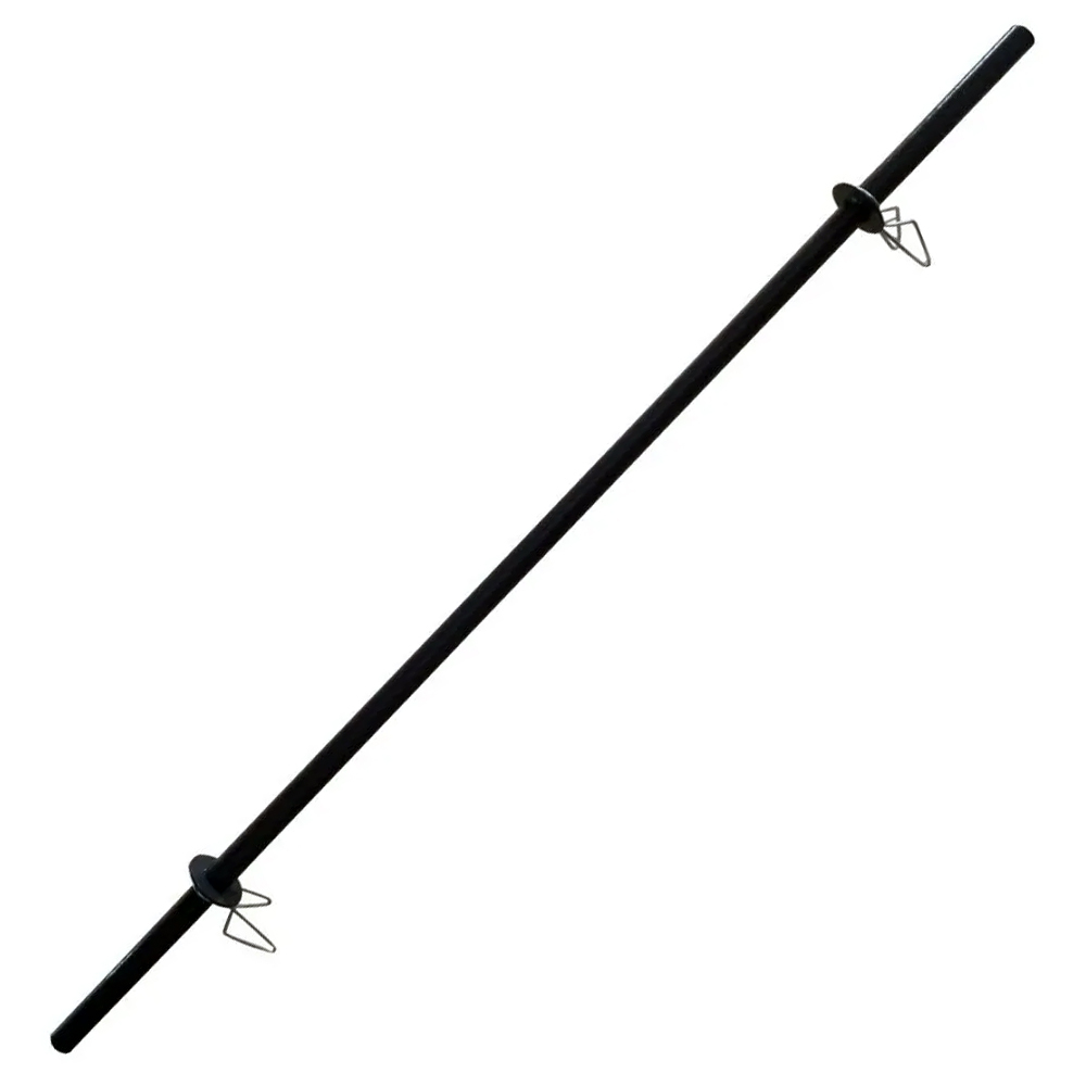 BARRA HUECA HIERRO CON TOPES 1. 25 M 25MM