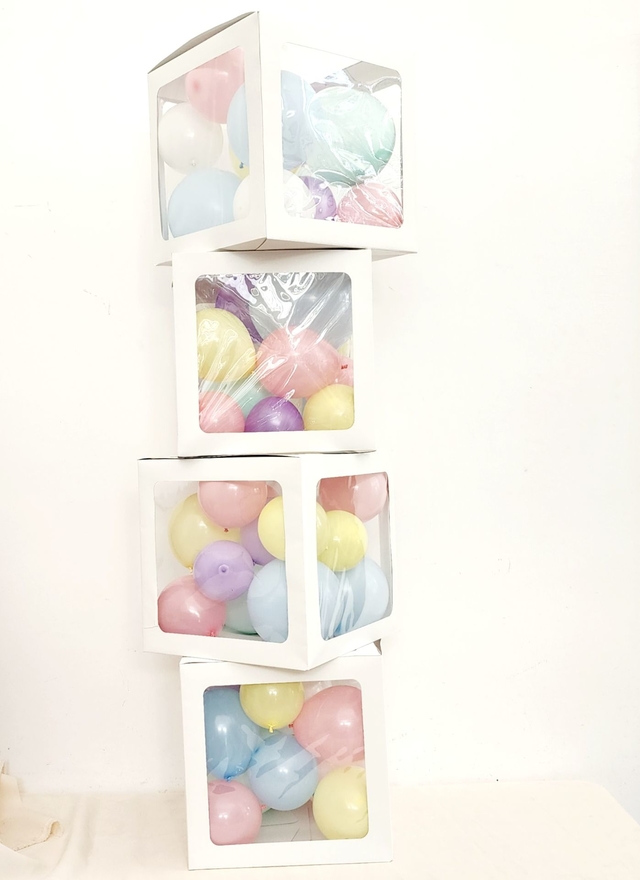 Maxi cajas con globos - Festiball - Tienda de globos