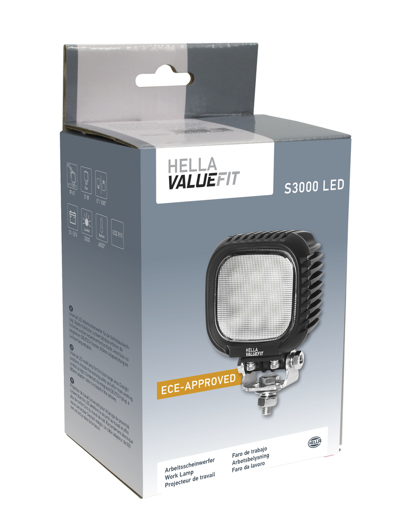 Faro De Trabajo Led Tractor Agricola Hella 3000 Lumenes!!