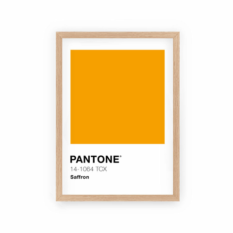 Cuadro Pantone Saffron - Comprar en Puerta de Goya