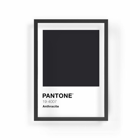 Cuadro Pantone Anthracite - Comprar en Puerta de Goya