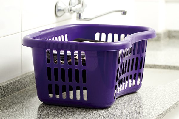 Canasto rectangular calado para ropa Nuva ART#325