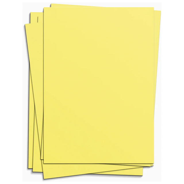 Cartolina Papel Color 50x66 Amarelo, JANDAIA