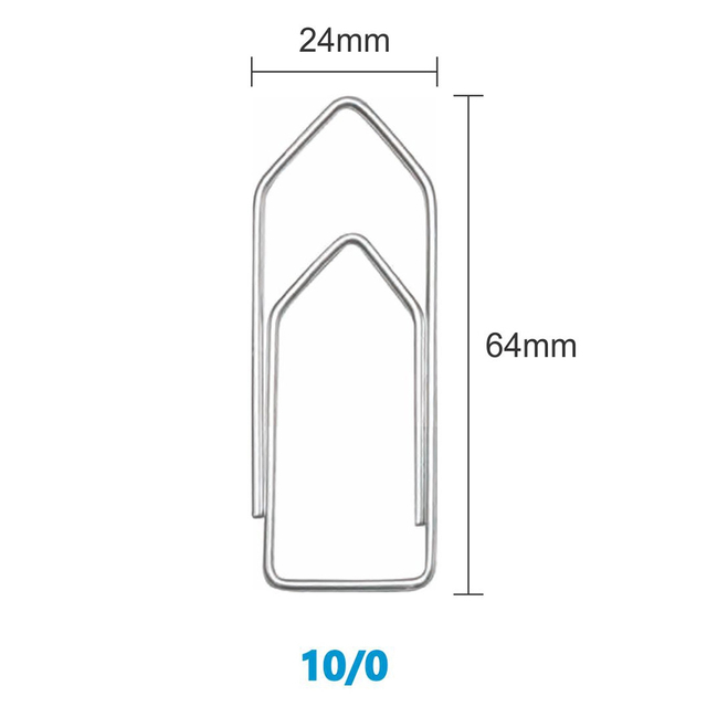 Clips Galvanizado para Papéis 10/0 18 Unidades, BACCHI
