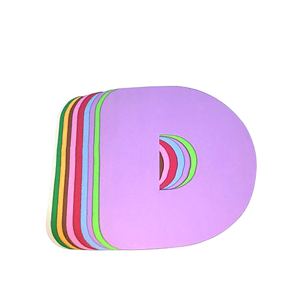 Letras EVA Alfabeto 10 Peças Cores Sortidas (Preço por Unidade)