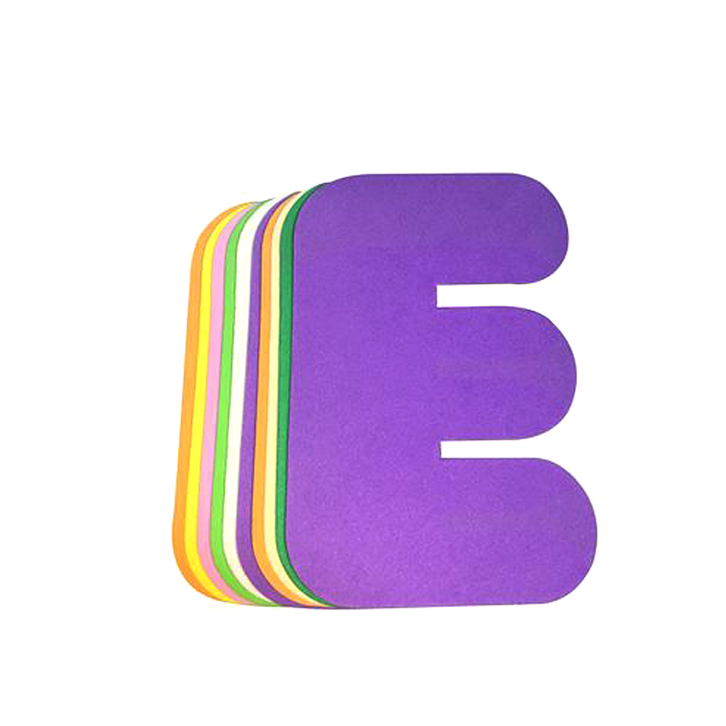 Letras EVA Alfabeto 10 Peças Cores Sortidas (Preço por Unidade)