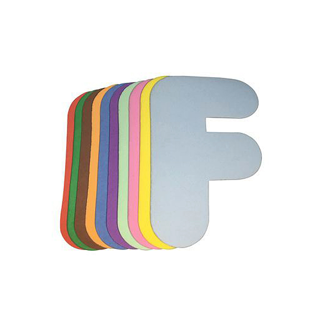 Letras EVA Alfabeto 10 Peças Cores Sortidas (Preço por Unidade)