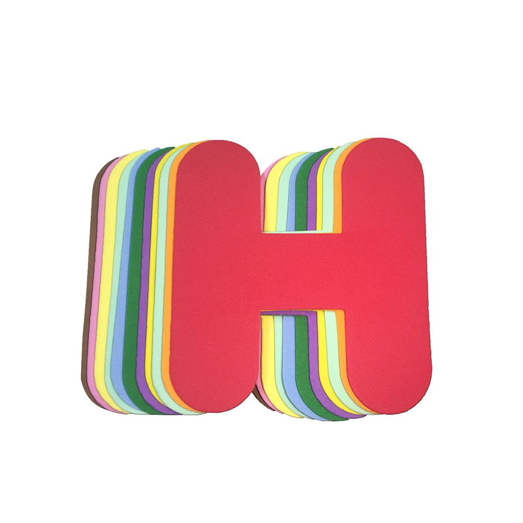 Letras EVA Alfabeto 10 Peças Cores Sortidas (Preço por Unidade)