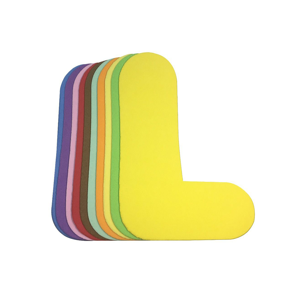 Letras EVA Alfabeto 10 Peças Cores Sortidas (Preço por Unidade)