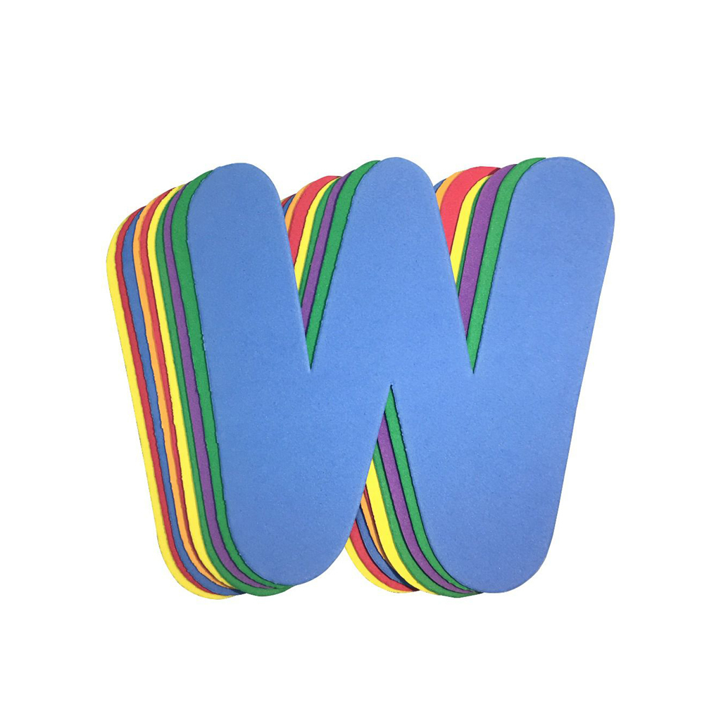 Letras EVA Alfabeto 10 Peças Cores Sortidas (Preço por Unidade)