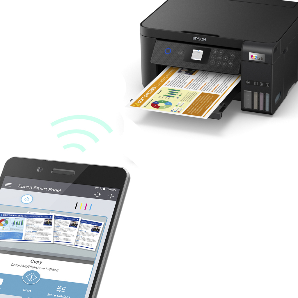 Impressora Multifuncional Wi-Fi EcoTank L4620, EPSON
