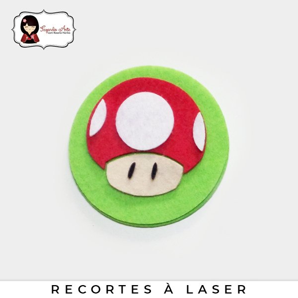 Cogumelo - Mario Bros 7cm