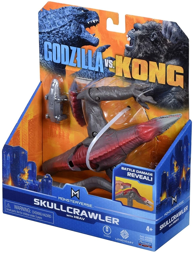 Skullcrawler con HEAV - Godzilla vs Kong - PlayMates Monsterverse
