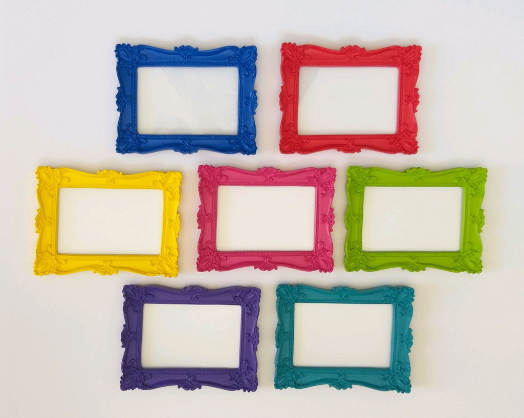 Kit Molduras Coloridas - Fuxicando Arte em Tecido