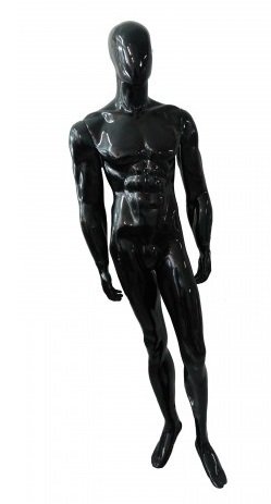 MANEQUIM MASCULINO BOMBADO BRANCO C/ BASE