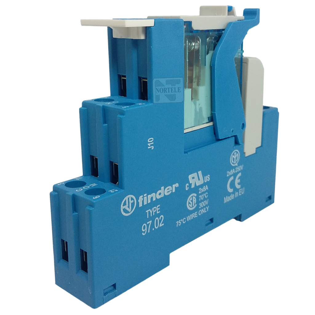 Rele Modular de Interface 2 Contatos 8A Finder 4C.02