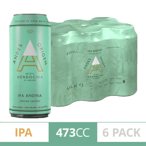 Andes 473 ml x6 - Comprar en B&B