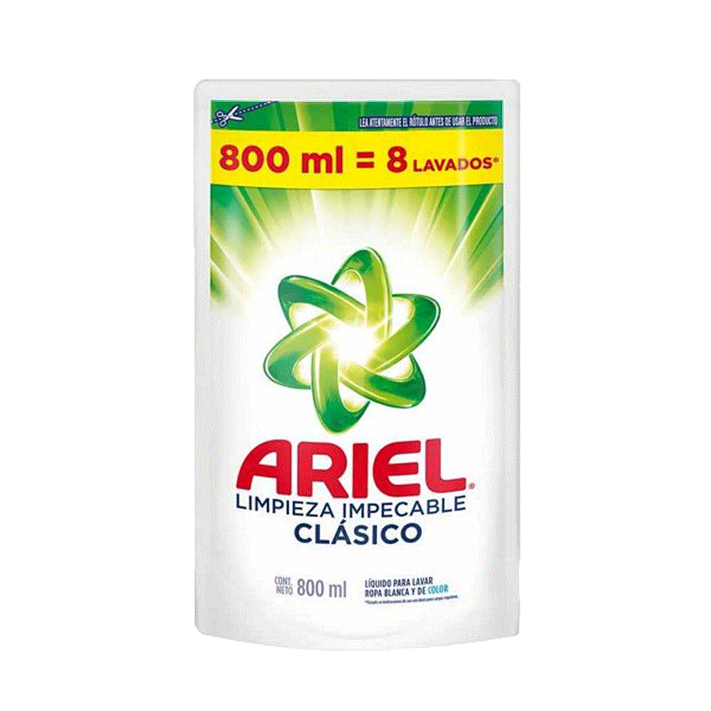 Ariel Clásico 800 ml - Comprar en B&B