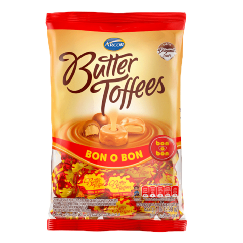 Arcor Caramelos Butter Tofees Bon o Bon 137 Unidades
