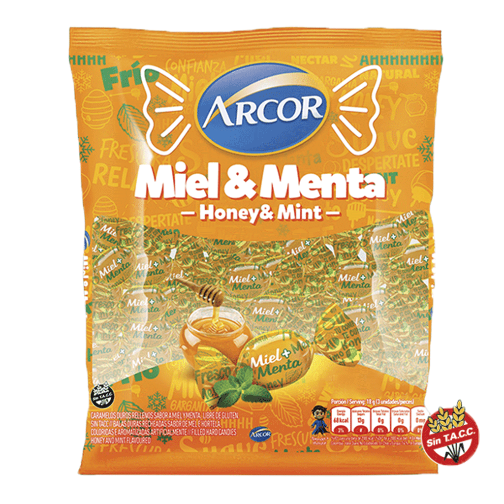 Arcor Caramelos de Miel y Menta 67 Unidades - B&B