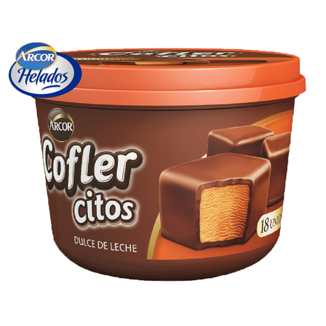 Arcor Cofler Citos Bombones Helados Sabor Dulce de Leche